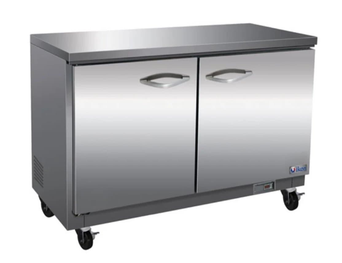 Ikon IUC48F Double Door 48" Freezer Work Table