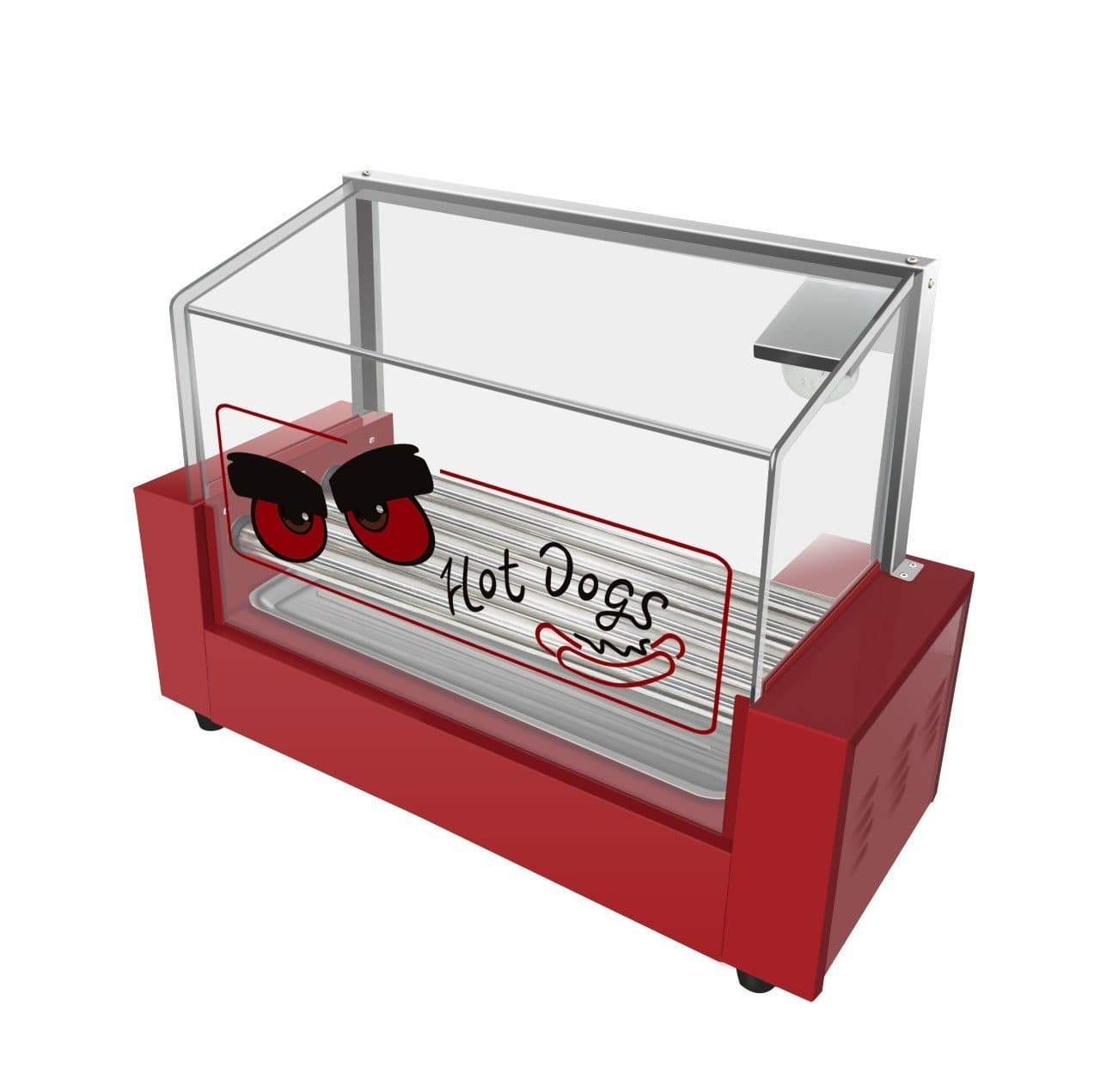 Omega ZHG-05 Hot Dog Roller - 5 Rollers, 12 Hot Dog Capacity
